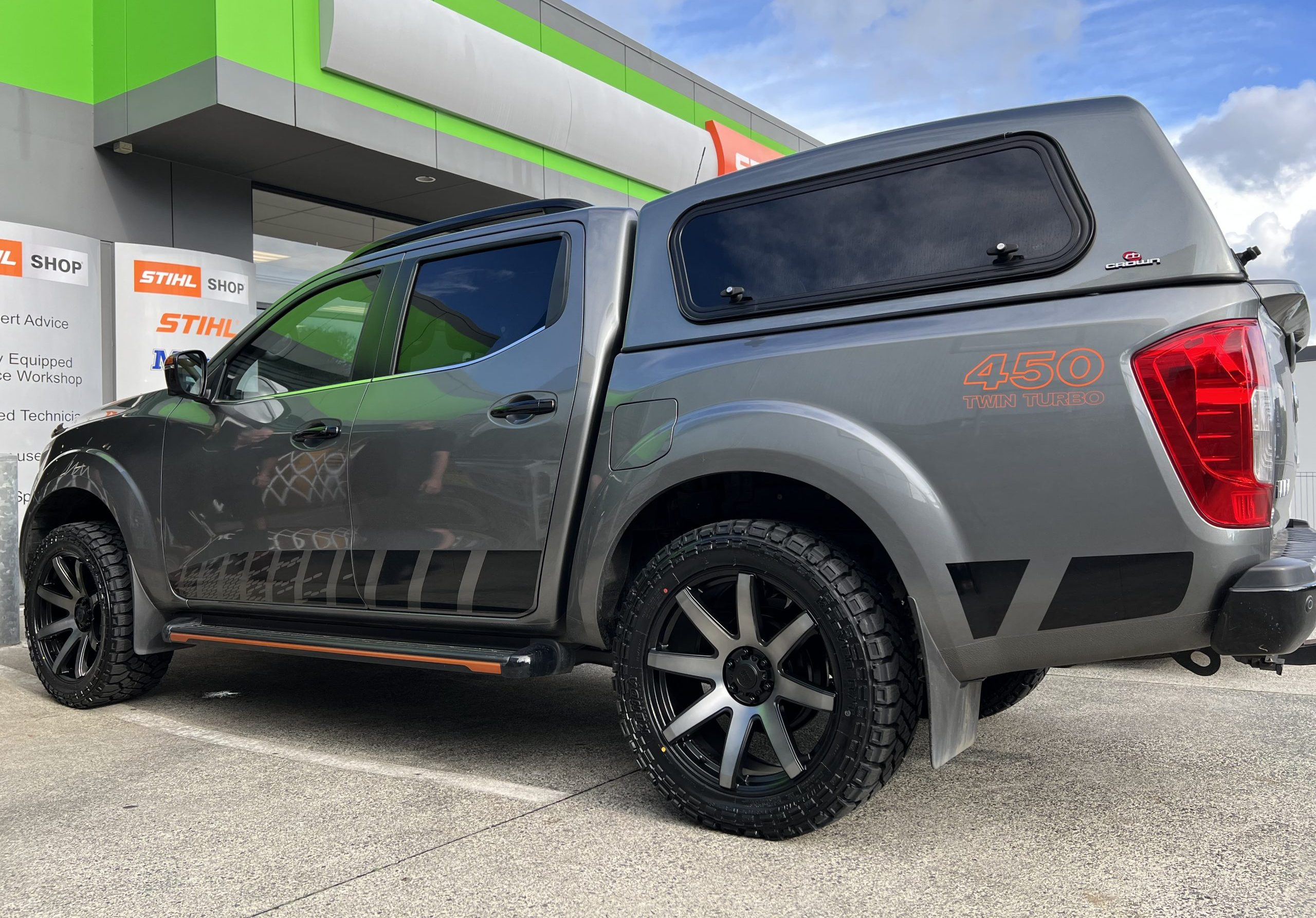 Nissan Navara - Alpha Nomad Grey Tint - 360 Link - Automotive Styling ...